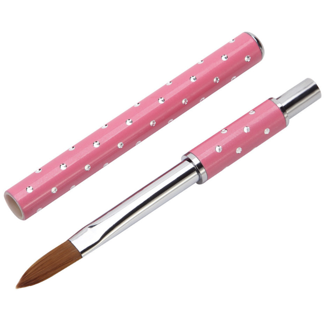 Acrylic Brush Pink Stem With Ringtones Single Madz Nail And Beauty