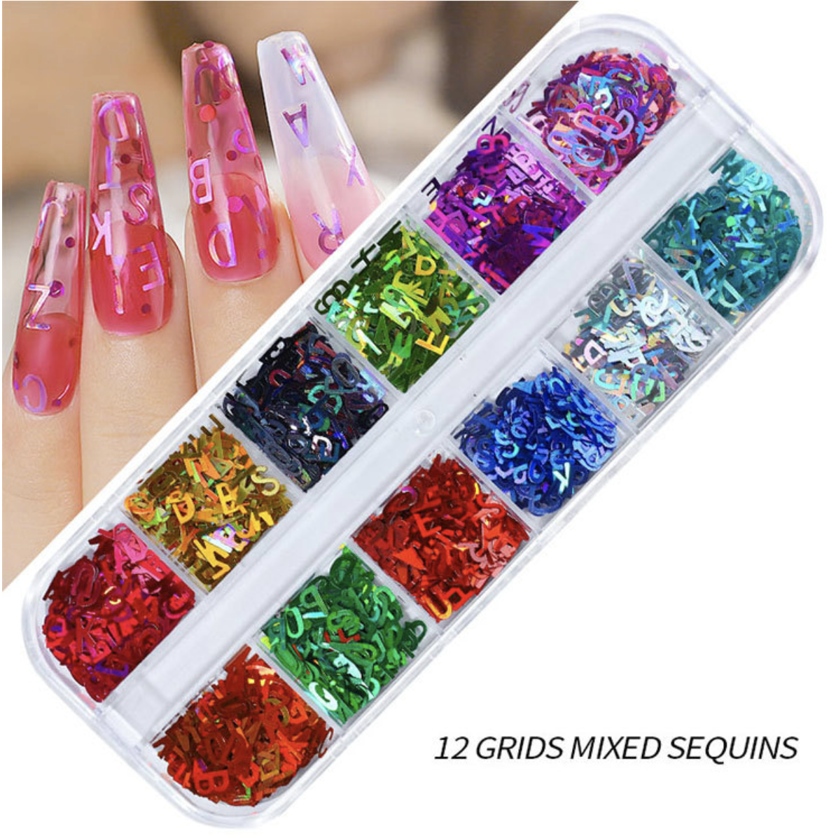 Alphabet Nail Decorations 12 Grit Box Madz Nail And Beauty