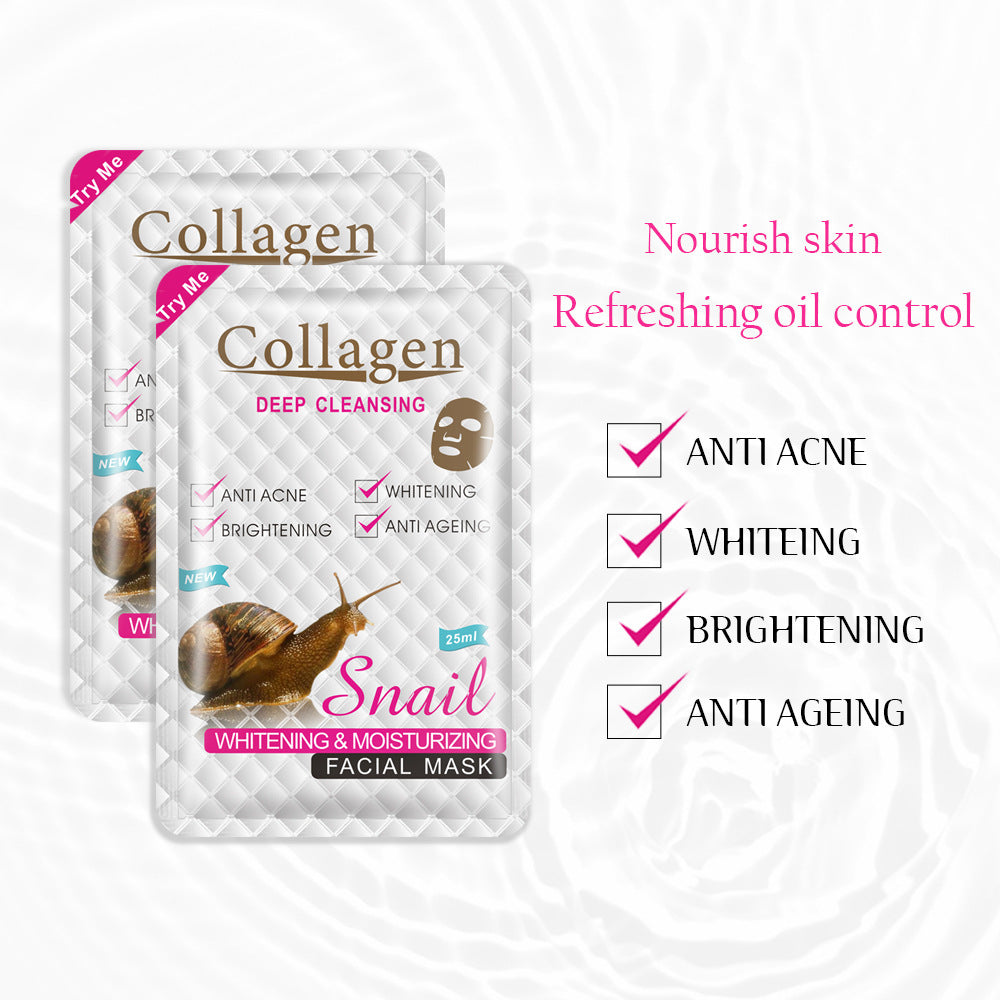 Collagen - Deep Cleansing - Snail Collagen Facial Mask - 24ml – Madz ...