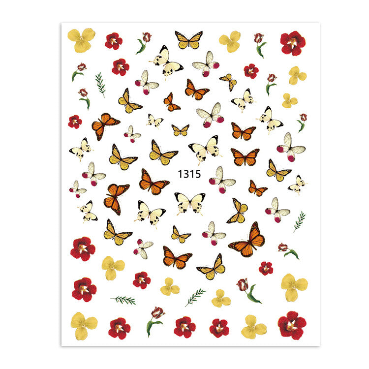 Nail Sticker - 1315 Butterfly – Madz Nail & Beauty
