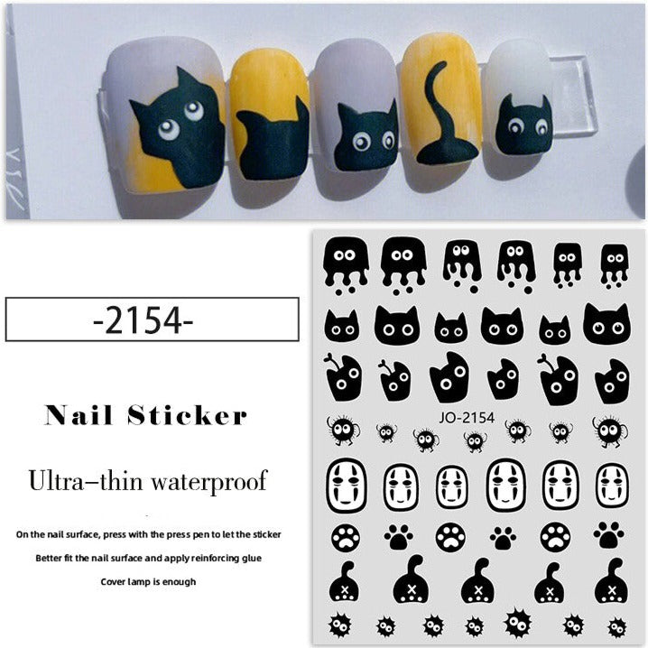 Nail Sticker - 2154 - Cat – Madz Nail & Beauty