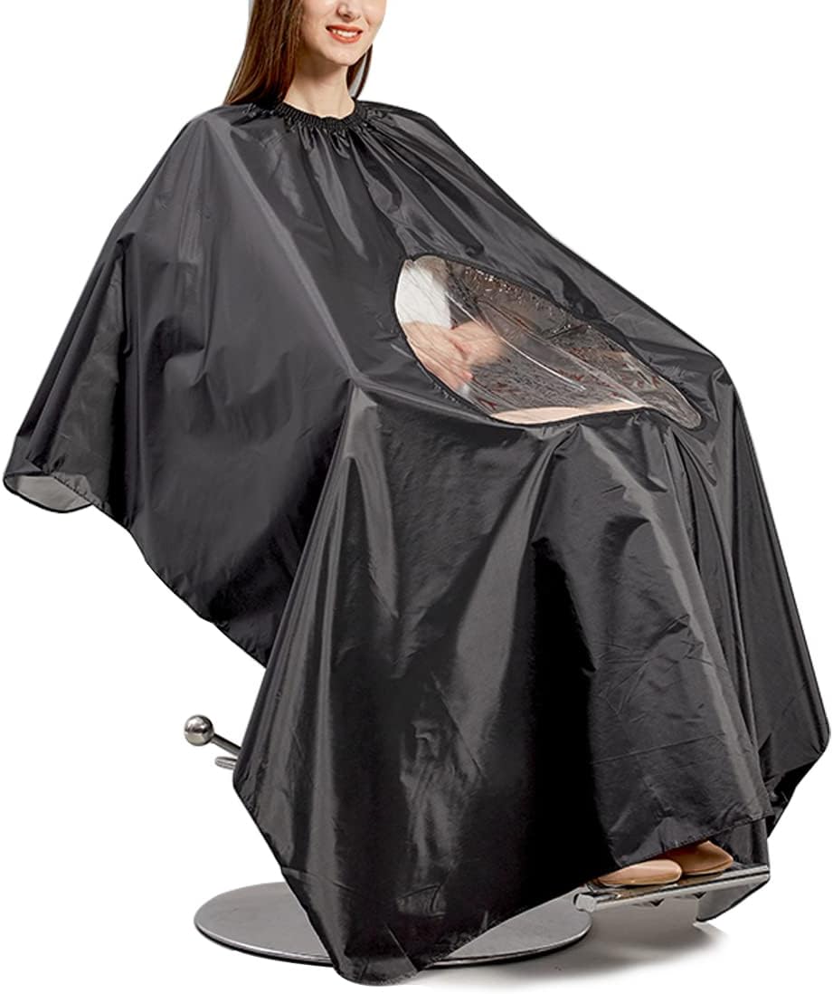 Barber Cape / Hair Cutting Cape - With Clear Screen – Madz Nail & Beauty