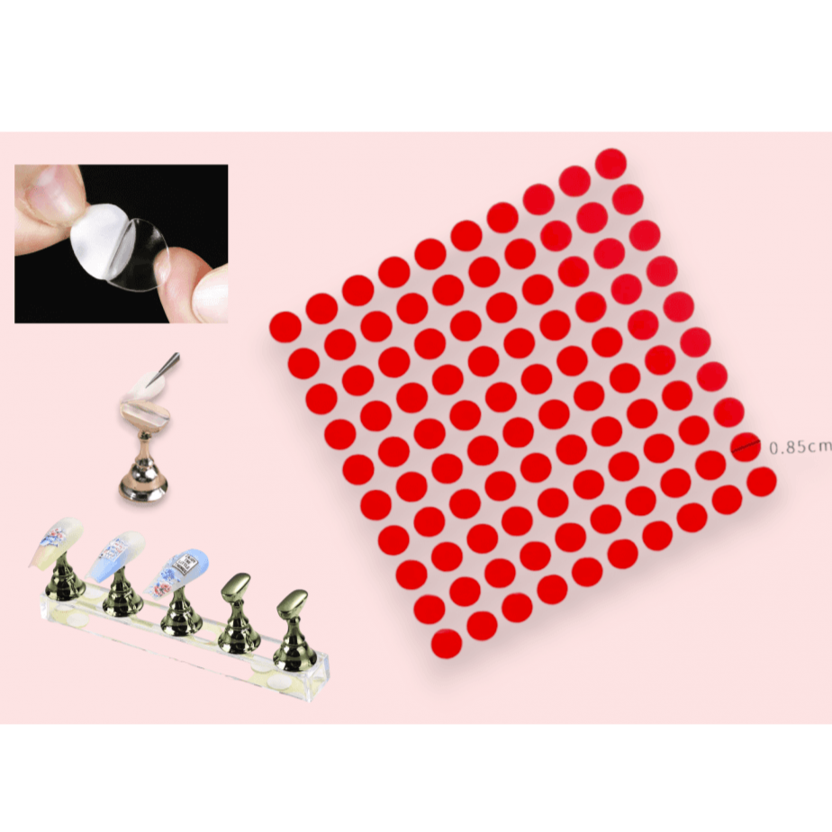 Red Double-sided Tape - 100pcs Dots – Madz Nail & Beauty
