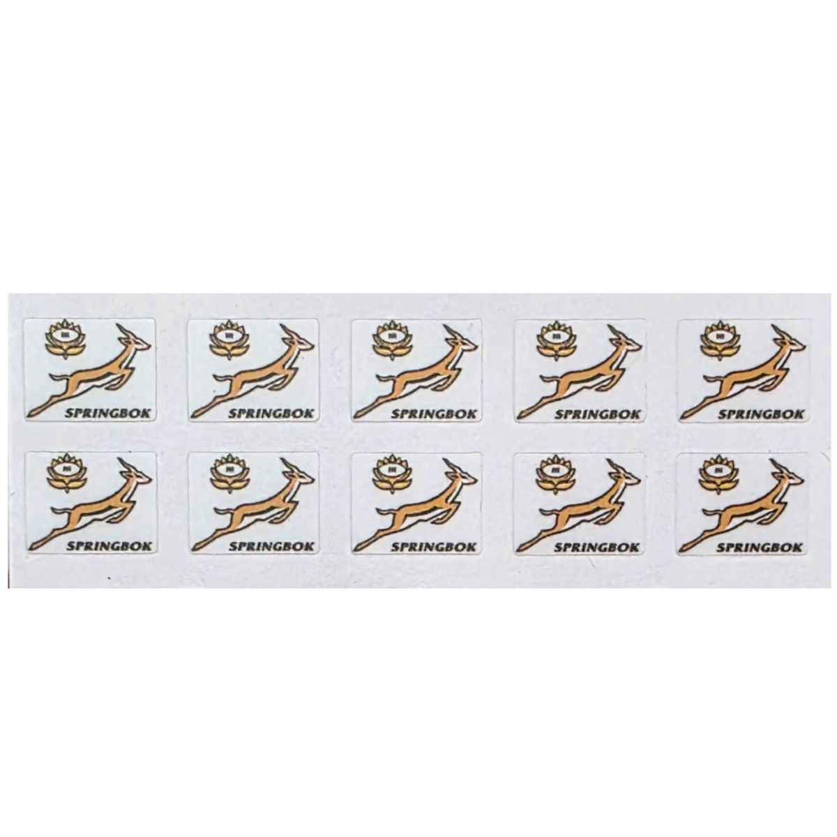 Nail Sticker - Springbok Rugby - Springbok Logo – Madz Nail & Beauty