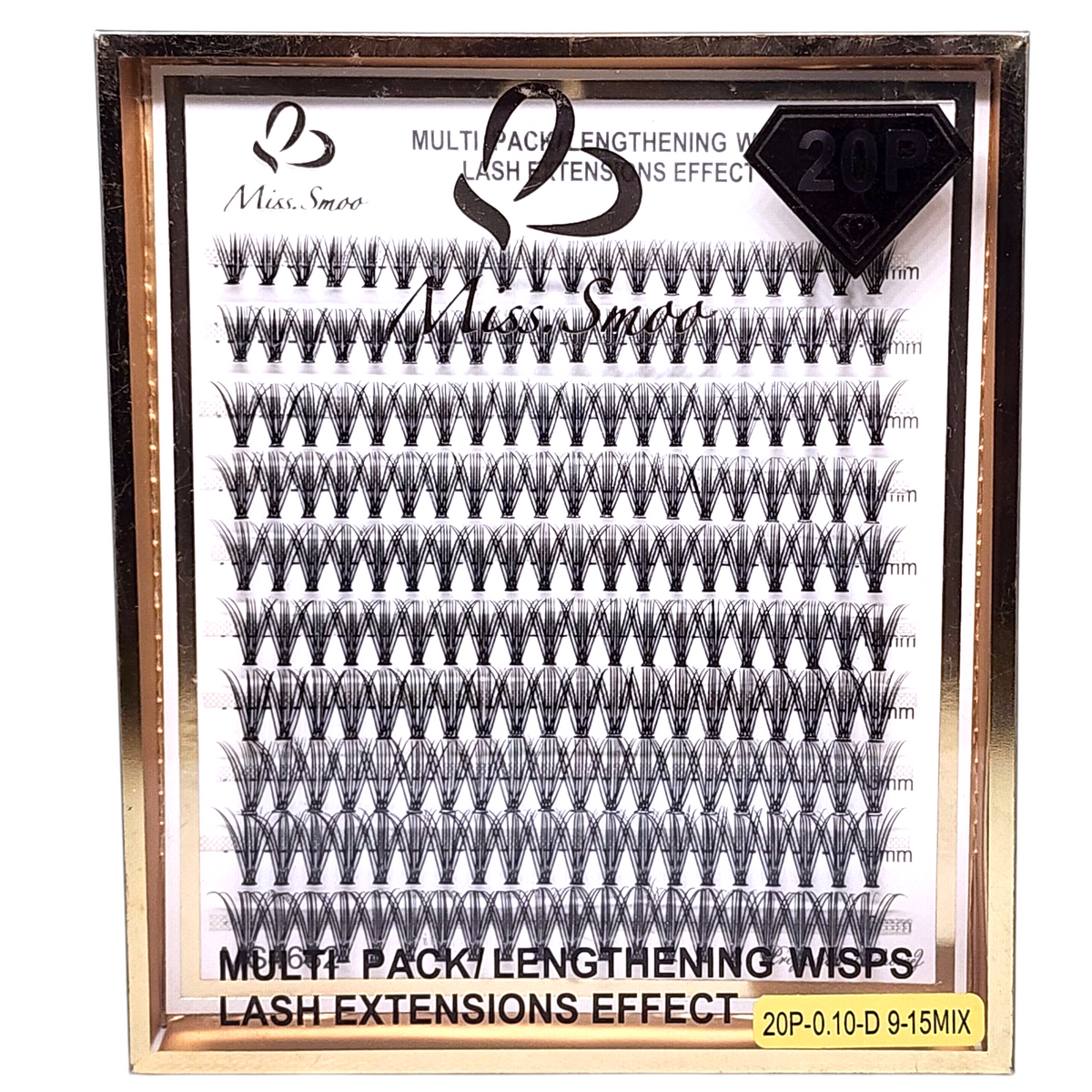 Eyelash Extension - 20P-0.10-D - 9 to 15mm Mix – Madz Nail & Beauty