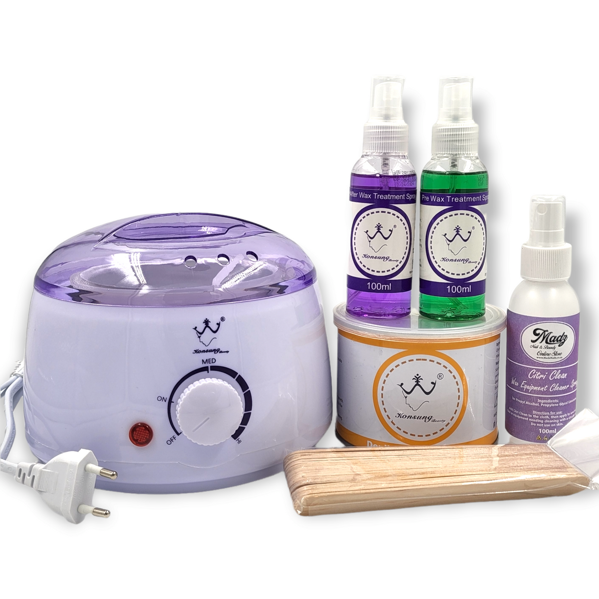 Wax Kit - Depilatory / Liposoluble Wax (Tin) - 6pcs – Madz Nail & Beauty