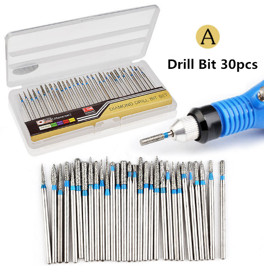 Electric File/Drill Bit Set - 30pcs – Madz Nail & Beauty