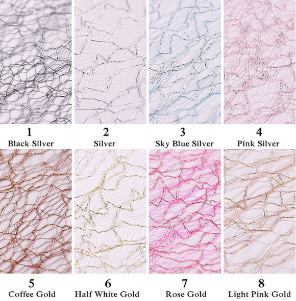 Mesh - Nail Sally Mesh - 8pcs – Madz Nail & Beauty